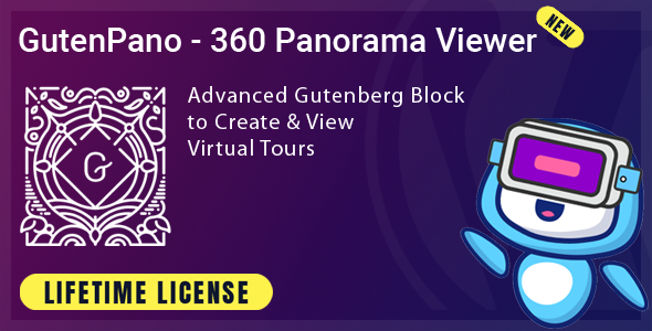 Télécharger GutenPano – 360 Panorama Viewer for Gutenberg version 1.1.0