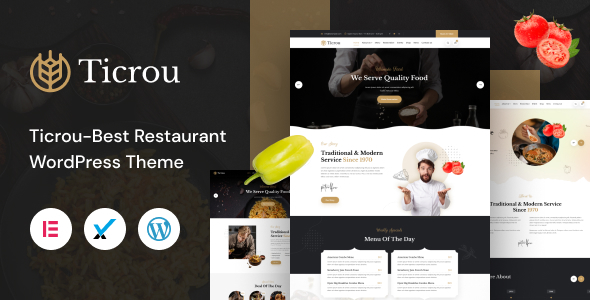 Download Ticrou – Restaurant WordPress Theme version 1.3