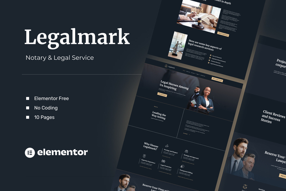 Download LegalMark – Notary & Legal Service Template Kit version 3.17.3