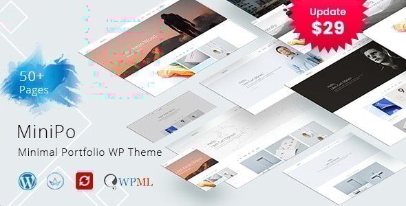 Download MiniPo – Multipurpose Minimal Portfolio WordPress Theme version 2.8
