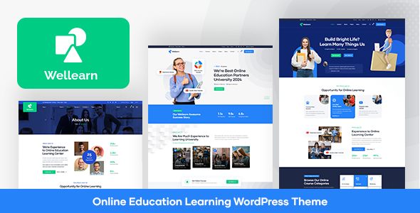 Download Wellearn – Online Education Learning WordPress Theme version 1.1.0