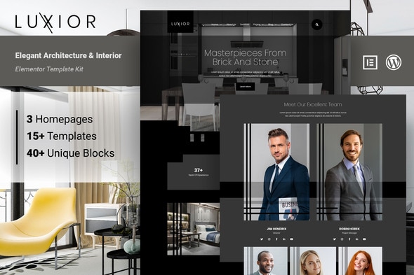 Download Luxior – Architecture & Interior Elementor Template Kit ...