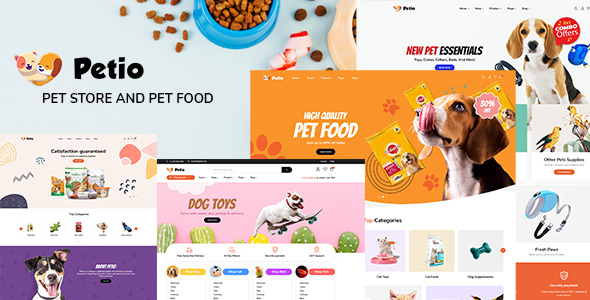 Download Petio – Pet Store WooCommerce WordPress Theme version 1.2.7